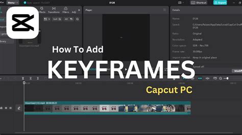How To Add Keyframe In Capcut PC Capcut PC YouTube