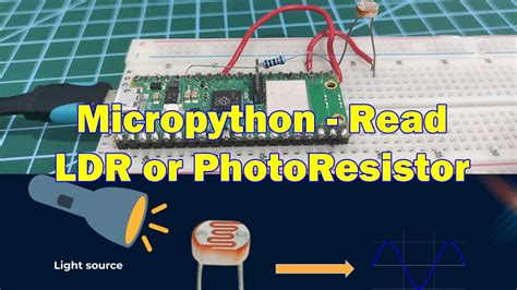 MicroPython Read LDR Or Photoresistor YouTube