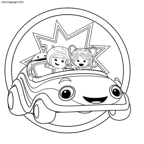 Justingatlin Team Umizoomi Bot Coloring Pages