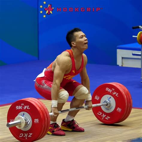 Huang Zhiyong 62 176kg Clean And Jerk 2017 Chinese National Games