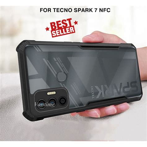 Jual Case Tecno Spark Nfc Armor Beatle Series Bumper Transparan Clear Shopee Indonesia