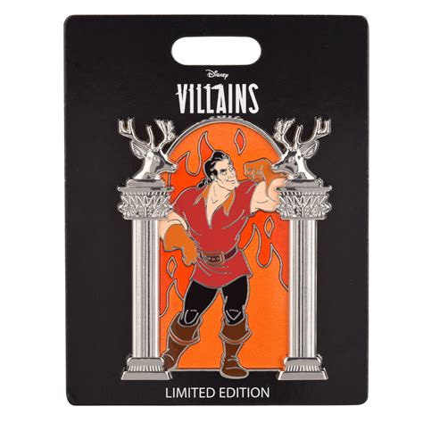 Gaston Disney Villains Hallway Pin Release At Dpb Store Disney Pins Blog