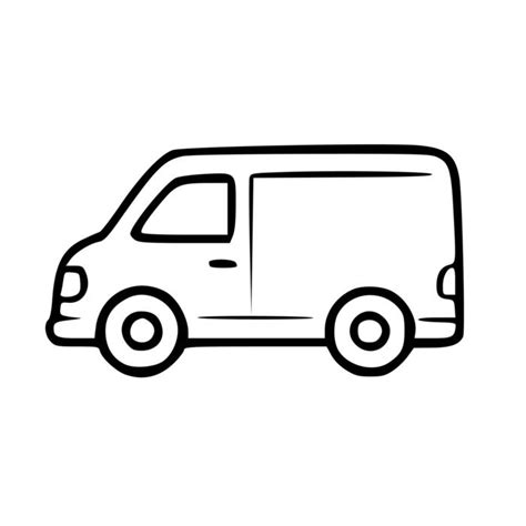 Van Outline Vector Art Icons And Graphics For Free Download