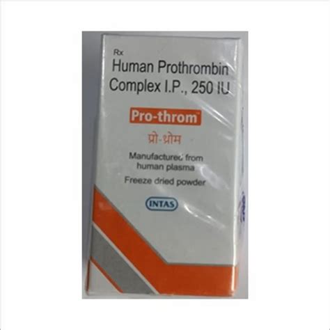 Human Prothrombin Complex Ip At ₹ 1400box Ahmedabad Id 2854168436130