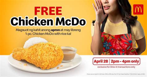 Baguio Psst May Free Chicken Mcdo 🍗 Confeermed Na Confeermed What To Do 1 Wear Any