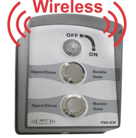 APC Wireless Double Push Button Switch With Key Issolation