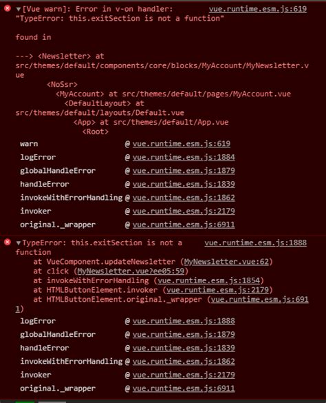 Newsletter Feature Not Working At All Issue Vuestorefront Vue Storefront GitHub