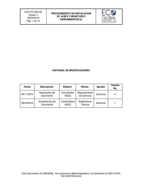 Procedimiento Instalación De Agms Y Monitoreo Herramientas Ili
