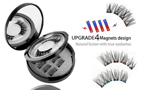 Magnetic Eyelashes With Applicator Reusable Magnetic Eyelashes Natural