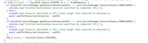 referenceerror waitforresources is not defined online experiments psychopy