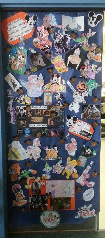 Classroom Halloween Door Decoration Disney Not So Scary Class