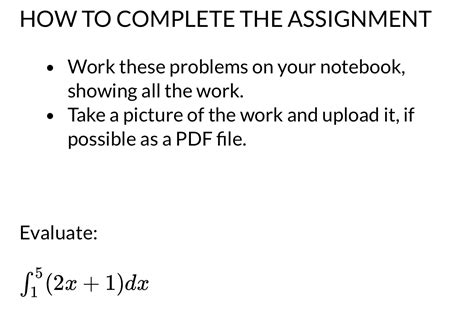 Solved How To Complete The Assignmentwork These Problems On