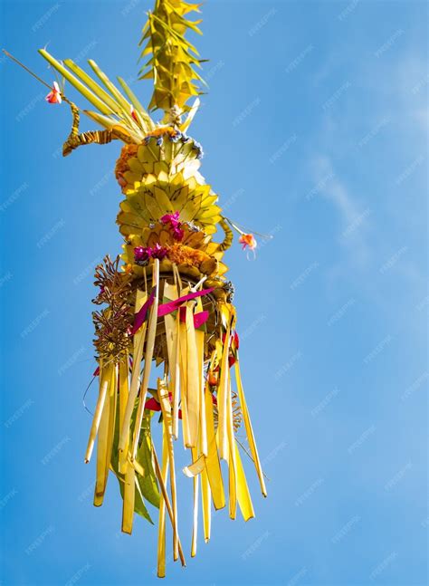 Premium Photo Penjor Bali