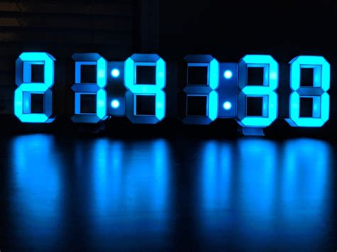 7 Segment Led Clock By Leonard Download Free Stl Model