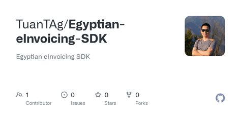Github Tuantagegyptian Einvoicing Sdk Egyptian Einvoicing Sdk