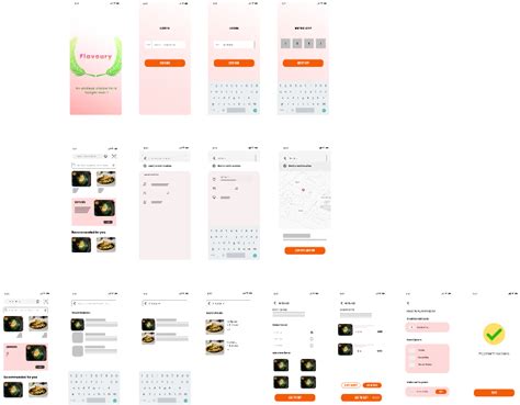 Prototype Of Food Delivery App Figma