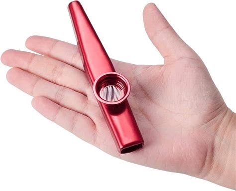 Wandic Aluminum Alloy Kazoo And 3 Membrane Flute Diaphragm Mouth Kazoos