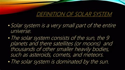 Solar System Pptx