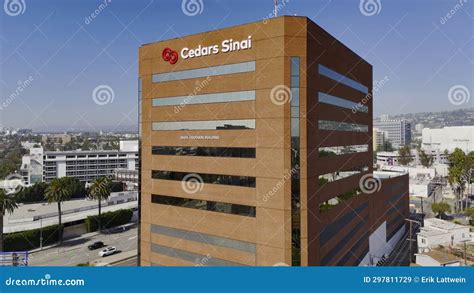 Cedars Sinai Medical Center Mark Goodson Building Los Angeles Drone