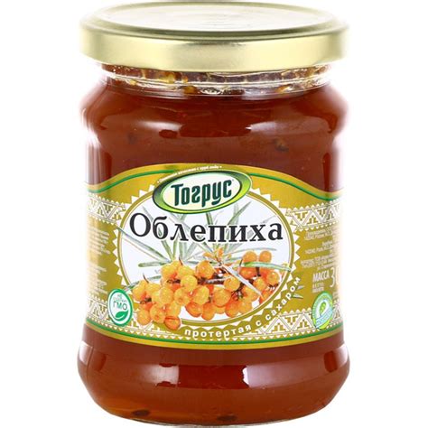 Облепиха протертая с сахаром - купить с доставкой по выгодным ценам в ...
