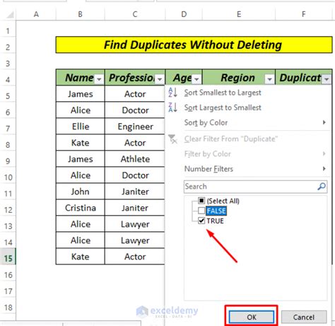How To Find Duplicates Without Deleting In Excel Methods ExcelDemy