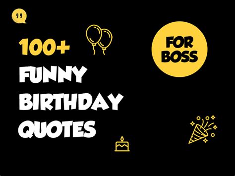 100 Funny Birthday Quotes For Boss