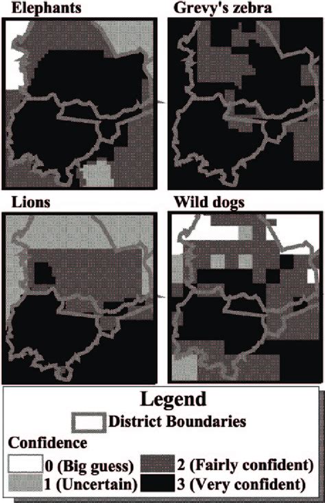 Confidence Maps For The Spatial Data Component Maps In Figures 1 And Download Scientific