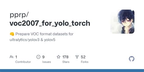github pprp voc2007 for yolo torch prepare voc format datasets for