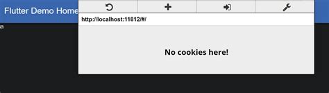 is [flutter web] able to save cookie to browser · issue 56874