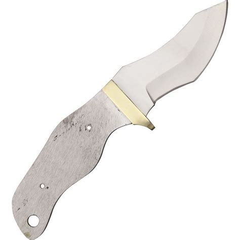 Blank 086 Modified Skinner Blade Knife With Fingergrooved Handle