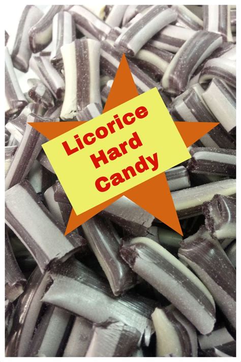 Old Fashioned Black Licorice Hard Candy Treats Licorice Flavor Lovers