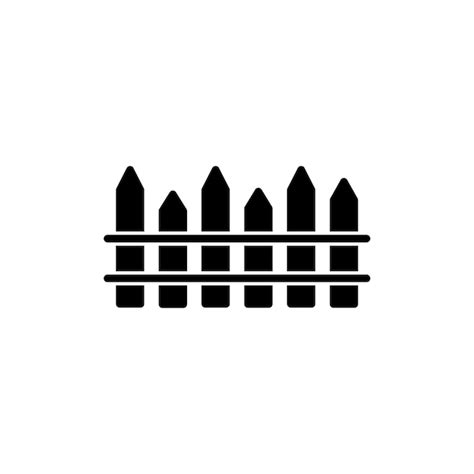 Premium Vector Fence Icon Set Safety Barrier Garden Vector Symbol In