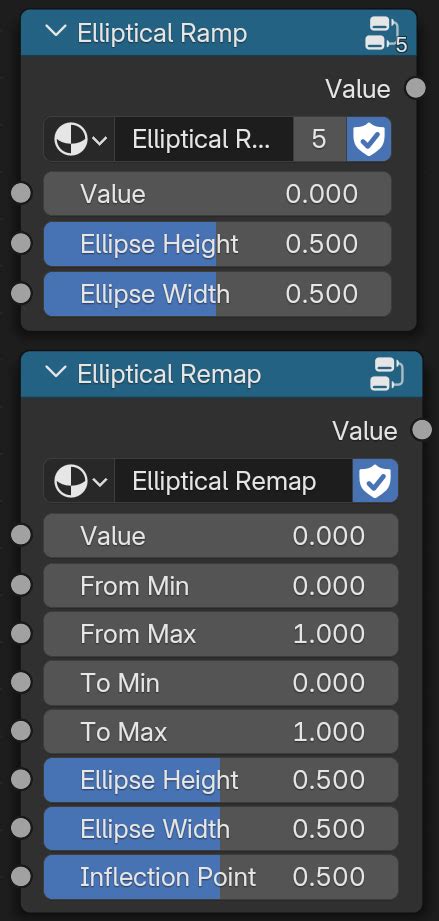 128121 nodes `elliptical remap` node groups blender blender