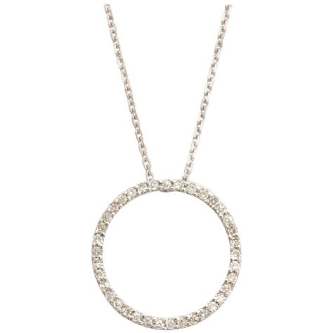 Diamond And Gold Circle Of Love Pendant Diamond Circle Pendant