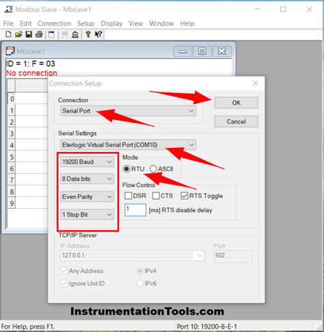 how to use modbus poll and modbus slave software