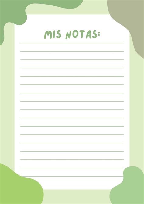Página 2 Plantillas Hoja De Cuaderno Gratis Y Editables Canva