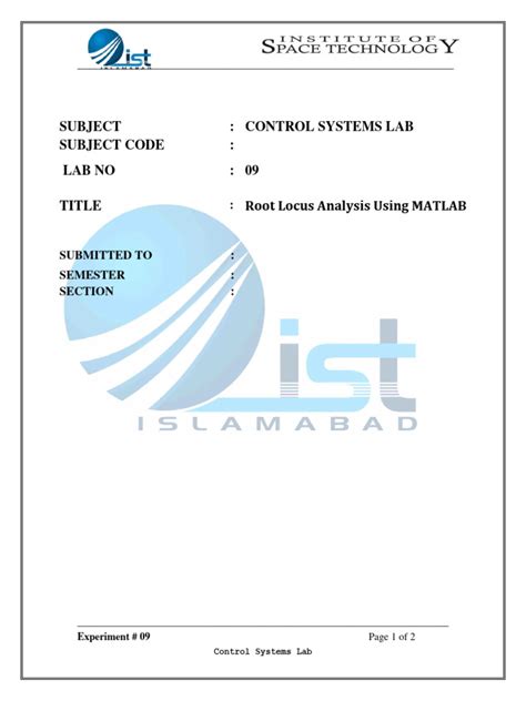 root locus analysis using matlab pdf control theory applied
