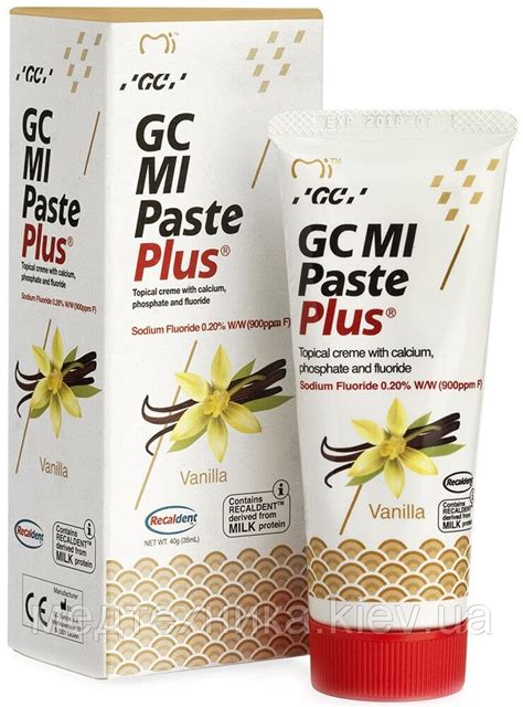 mi paste plus cpp acp w fluoride vanilla 10x40g clinaide