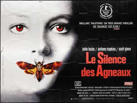El Silencio De Los Corderos 1991 Original Alemán A0 Movie Poster