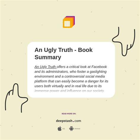 An Ugly Truth Book Summary Deepstash