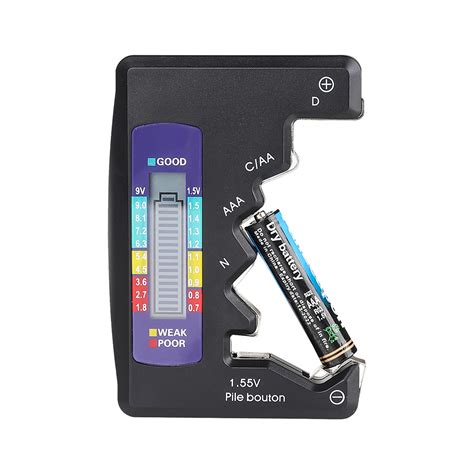 led display digital universal battery tester portable battery tester