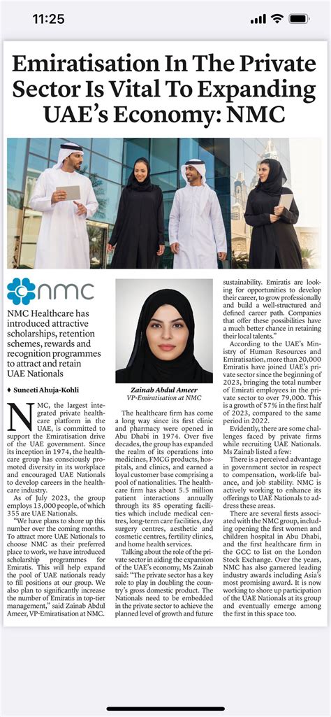 Zainab Abdul Ameer On Linkedin Emiratisation Hr Nmchealthcare 17 Comments