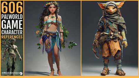 Artstation 606 Palworld Game Character Artworks