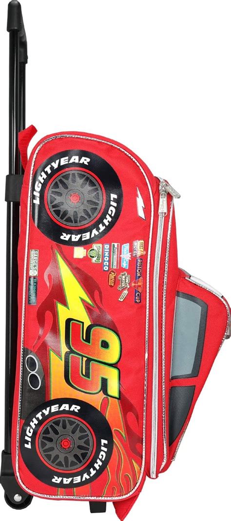 Review Pixar Cars 17 Inches Lightning Mcqueen Shape Luggage