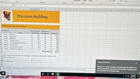 Create A Nested Formula Using The INDEX And StudyX