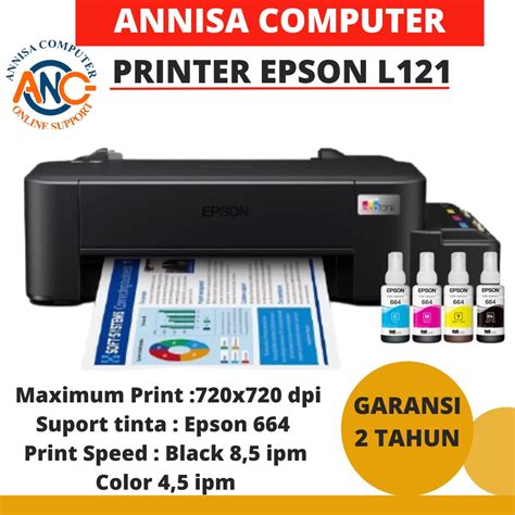 Printer Epson L121 Pengganti Epson L120 Setara Canon G1010 Lazada
