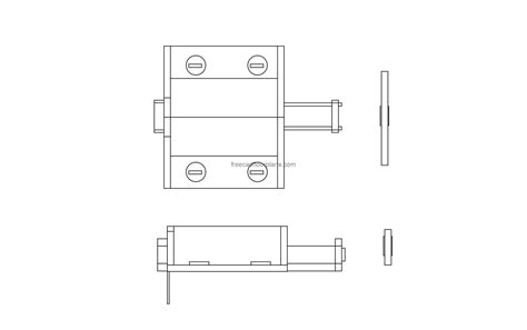 Magnetic Catch Free Cad Drawings