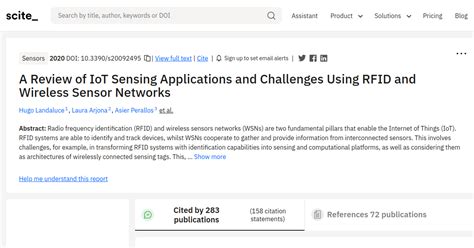 A Review Of Iot Sensing Applications And Challenges Using Rfid And Wireless Sensor Networks A Review Of Iot Sensing Applications And Challenges Using Rfid And Wireless Sensor Networks
