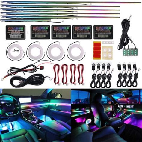 High Quality 61018 In 1 Rgb Argb Led Atmosphere Car Light Interior