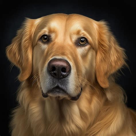 Golden Retriever Head Shots Portraits